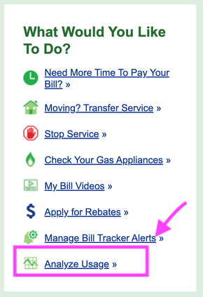 How do I download my gas utility bill history from SoCalGas?